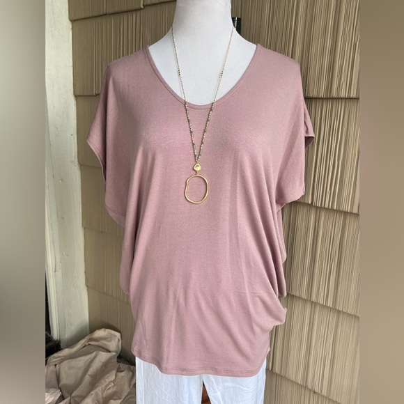 Enti Clothing | Tops | Nwt Enti Lightweight Soft Light Mauve Dolman ...